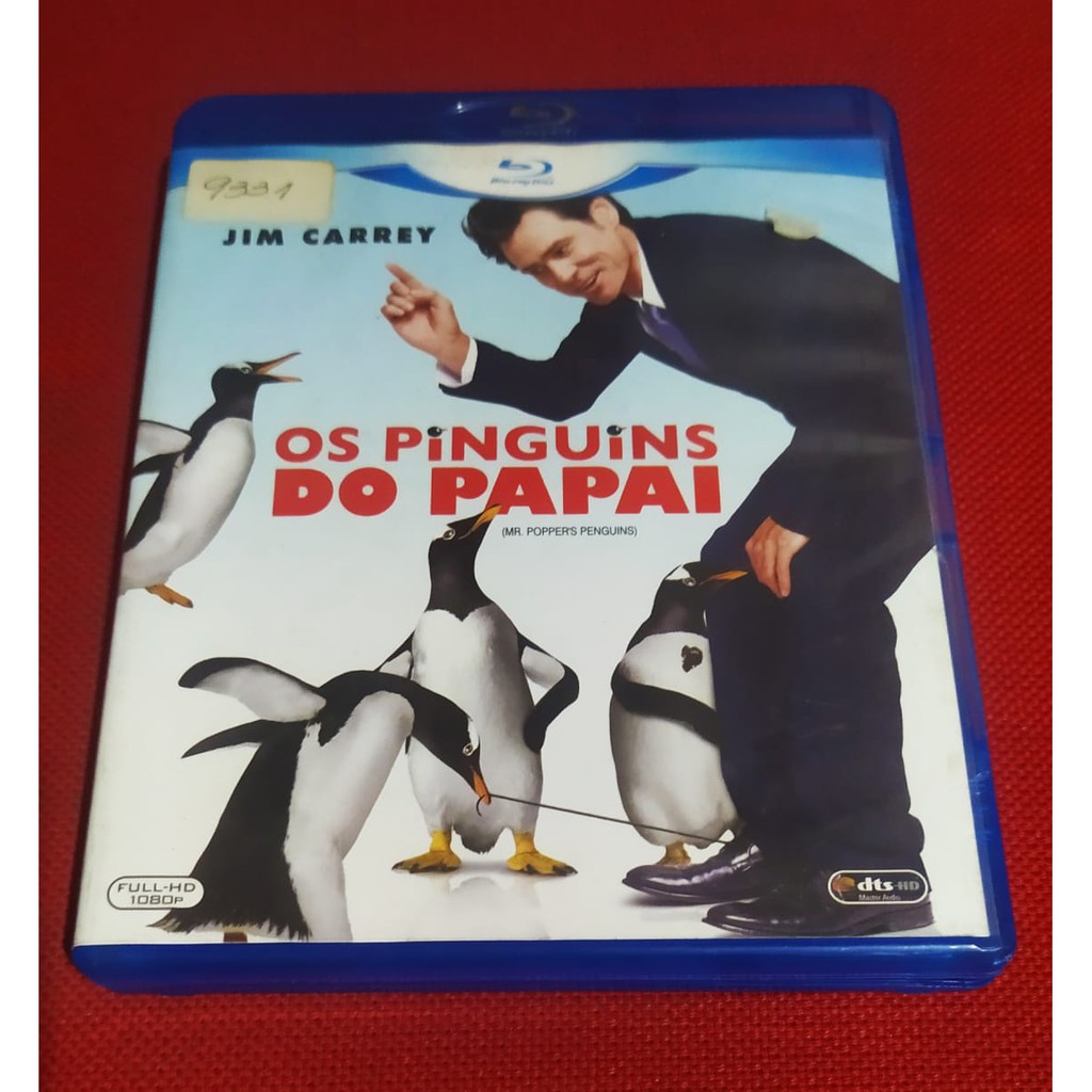 Blu-ray OS Pinguins Do Papai Jim Carrey | Shopee Brasil
