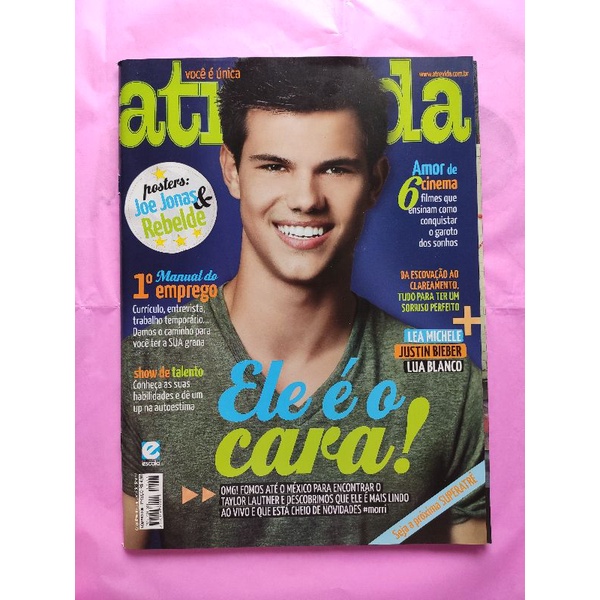 Revista Atrevida Taylor Lautner | Shopee Brasil