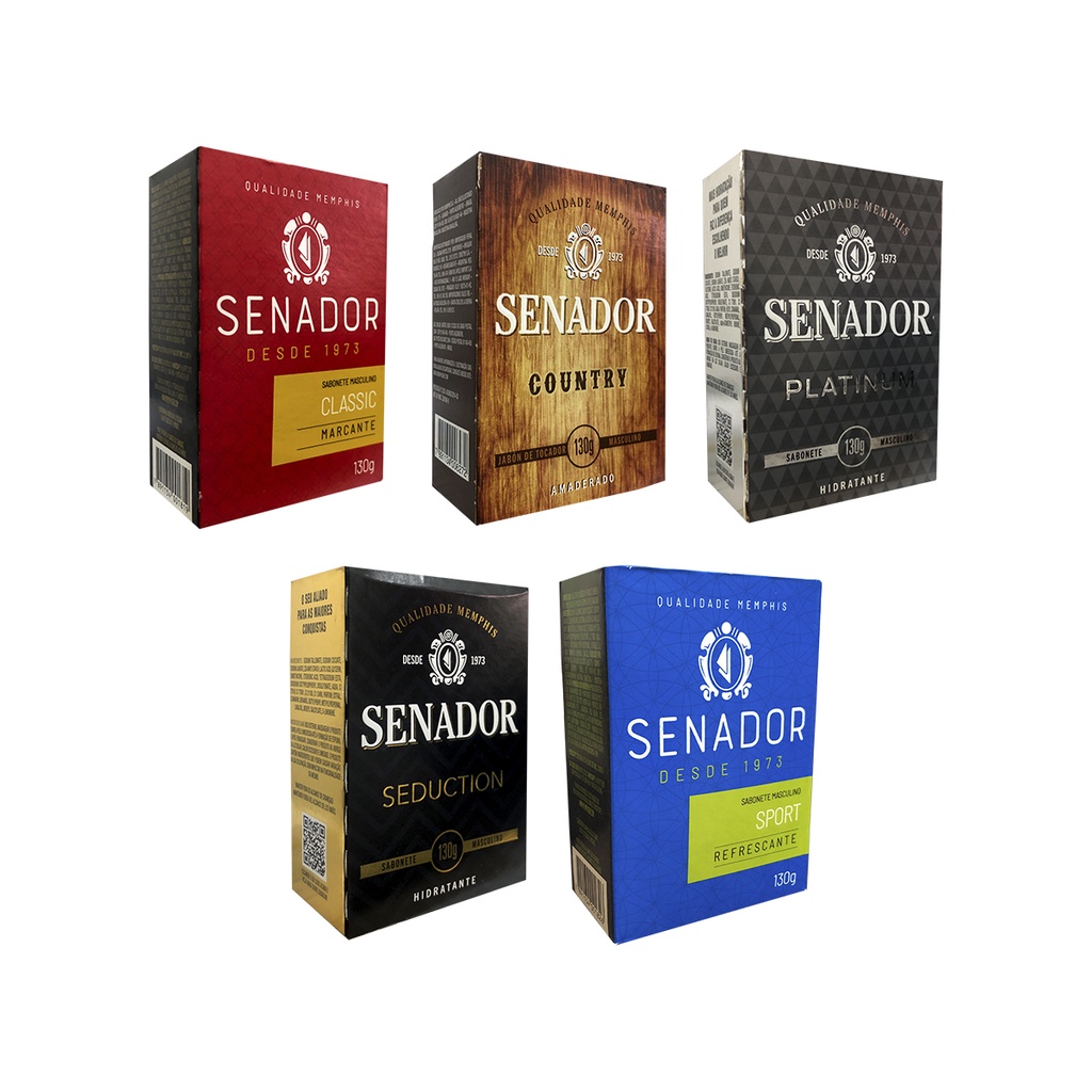Sabonete Senador 130g ( Clique e Escolha ) | Shopee Brasil