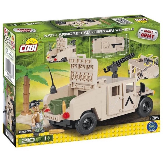 Humvee Desert Blocos de Montar 210 Peças Cobi | Shopee Brasil