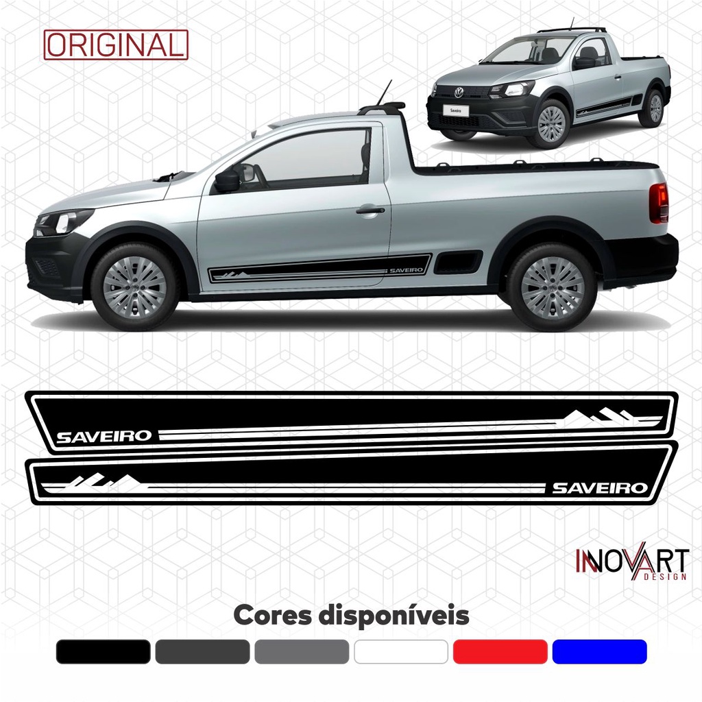 Kit Faixas Laterais Saveiro (G5,G6,G7) | Shopee Brasil