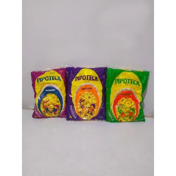 Salgadinho Pipoteca 110g "3 Unidades" | Shopee Brasil