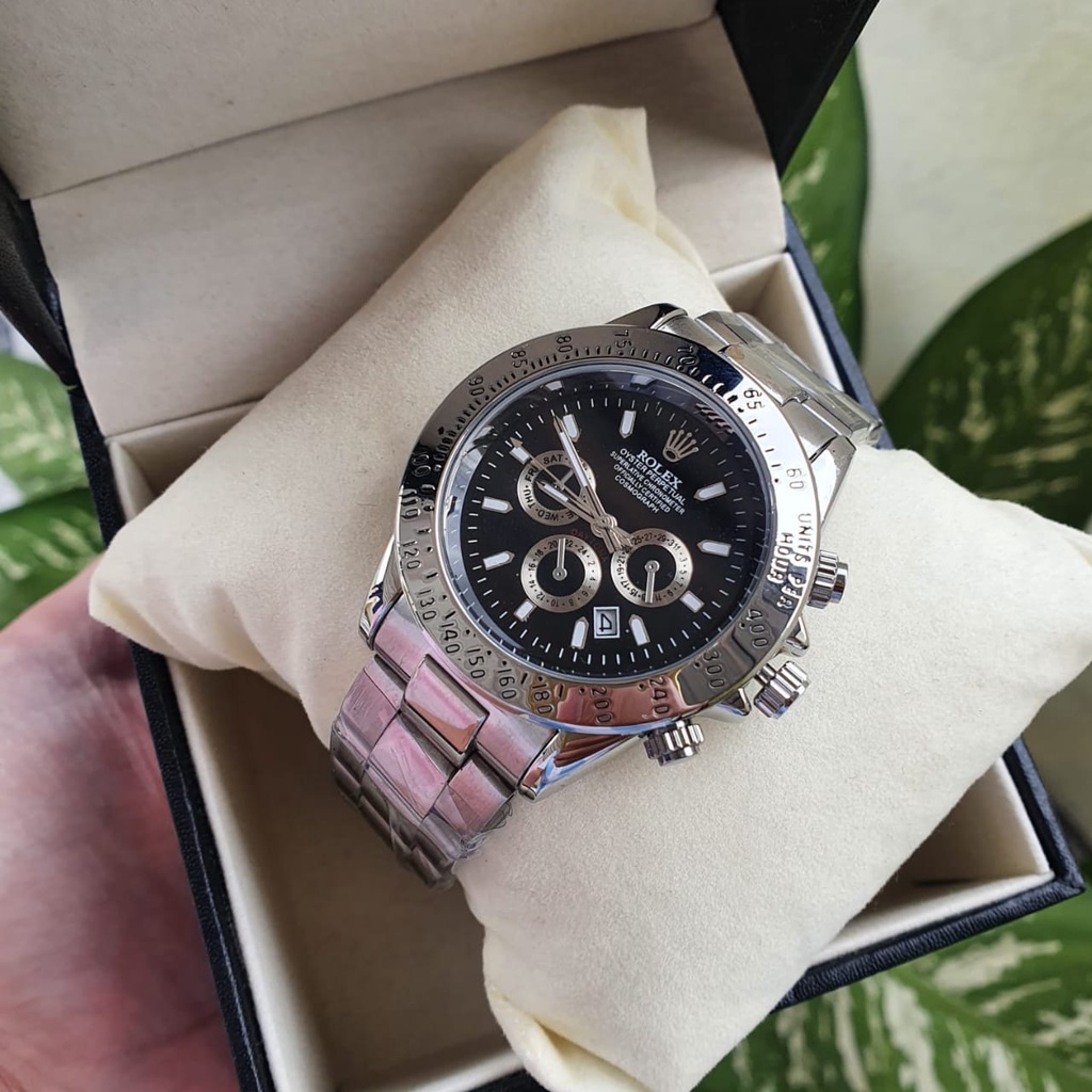 Relógio Luxo Rolex Daytona inox Alta qualidade | Shopee Brasil