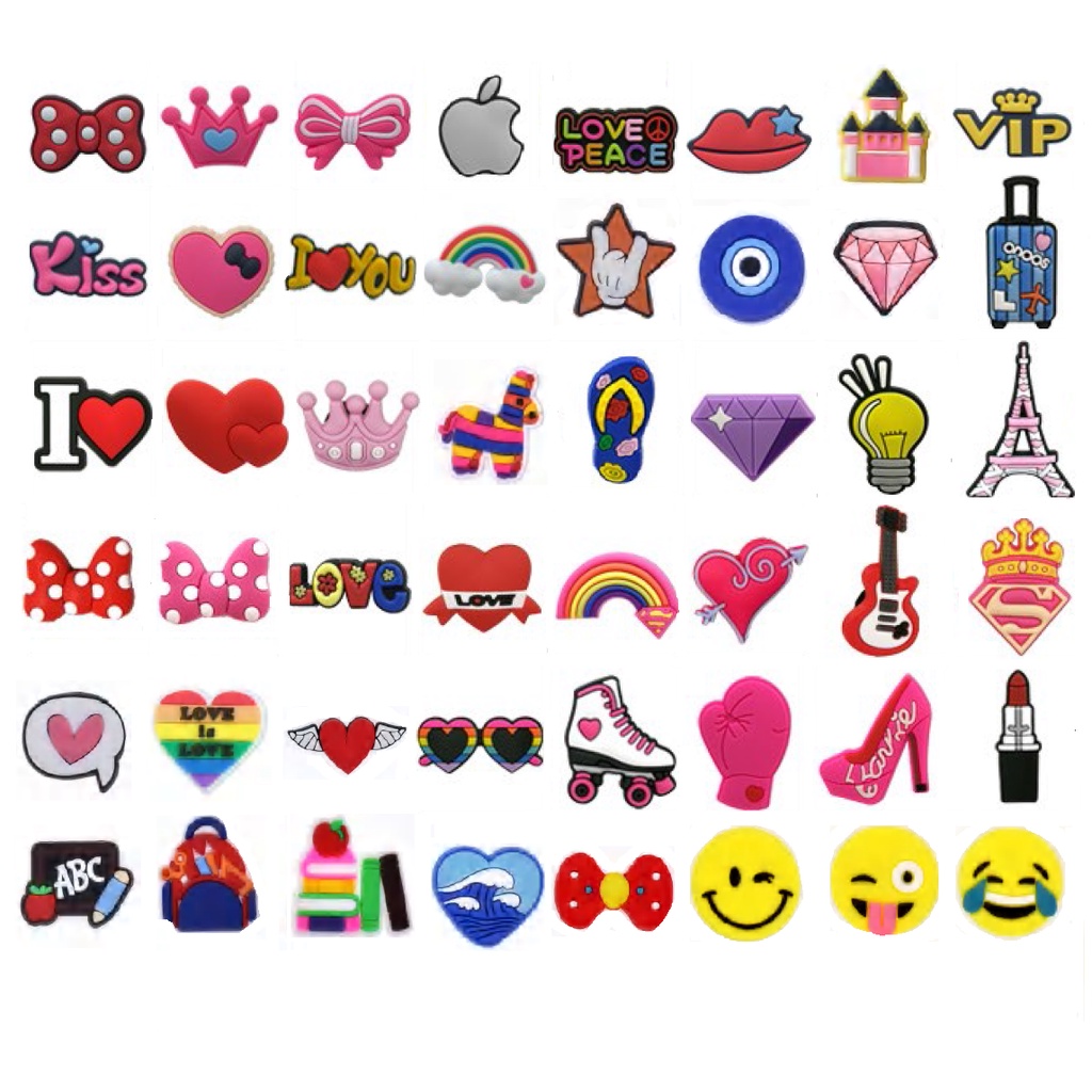 Pins Para Crocs Jibbitz Enfeites Broches Para Casual | Shopee Brasil