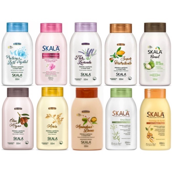 Creme Corporal Skala 400ml Desodorante Corporal | Shopee Brasil