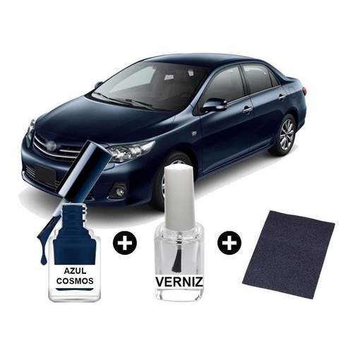 Tinta Tira Risco Automotiva Corolla Azul Cosmos | Shopee Brasil
