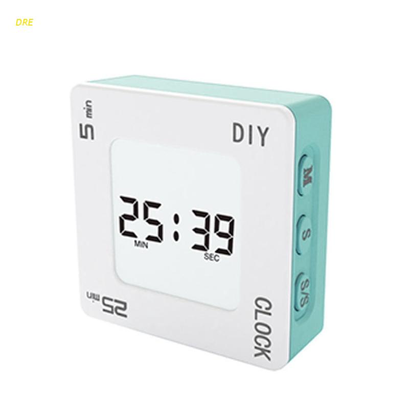DRE Multifunctional DIY Time Management Pomodoro Timer Creative Square ...