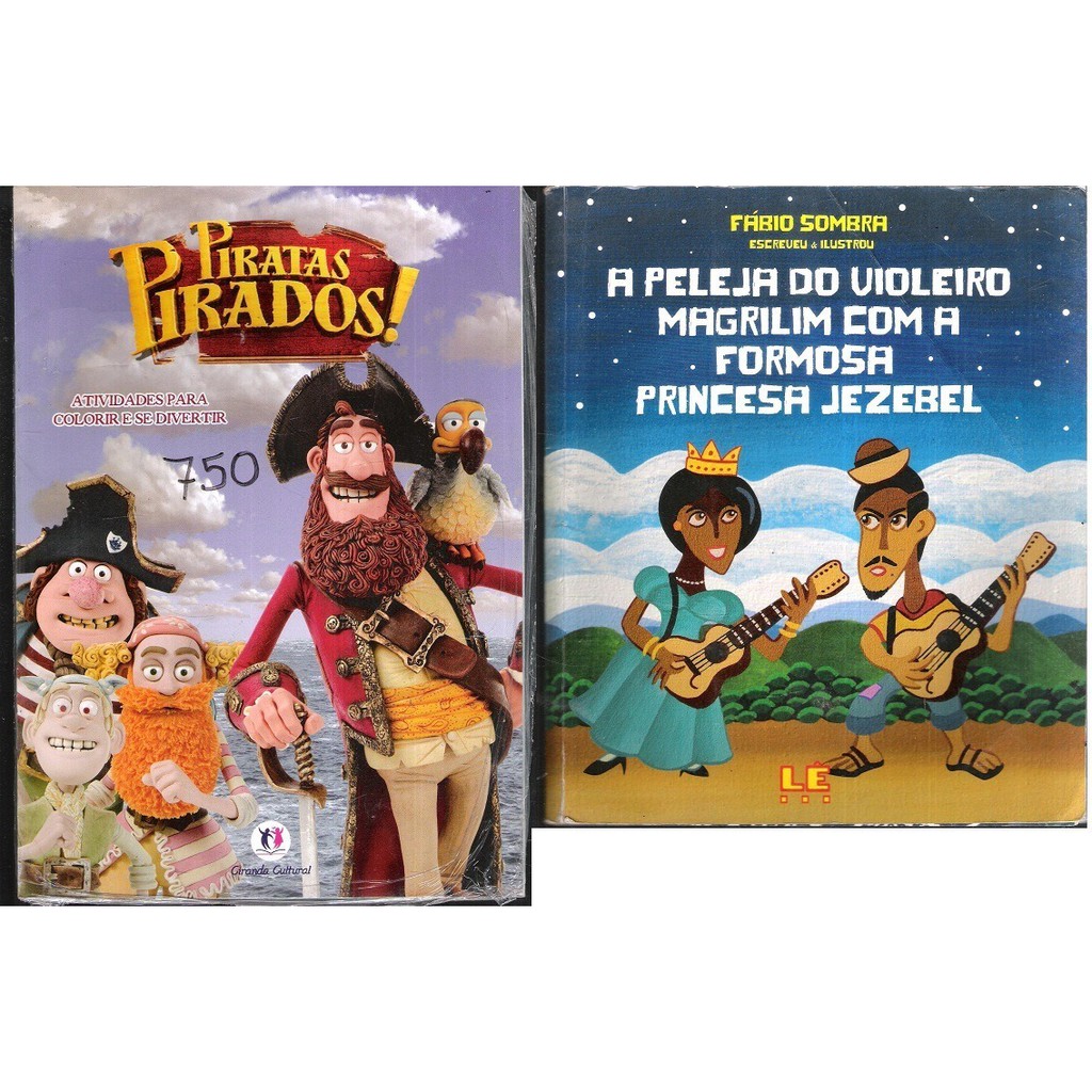 Piratas Pirados + A Peleja Do Violeiro Magrilim Com A | Shopee Brasil