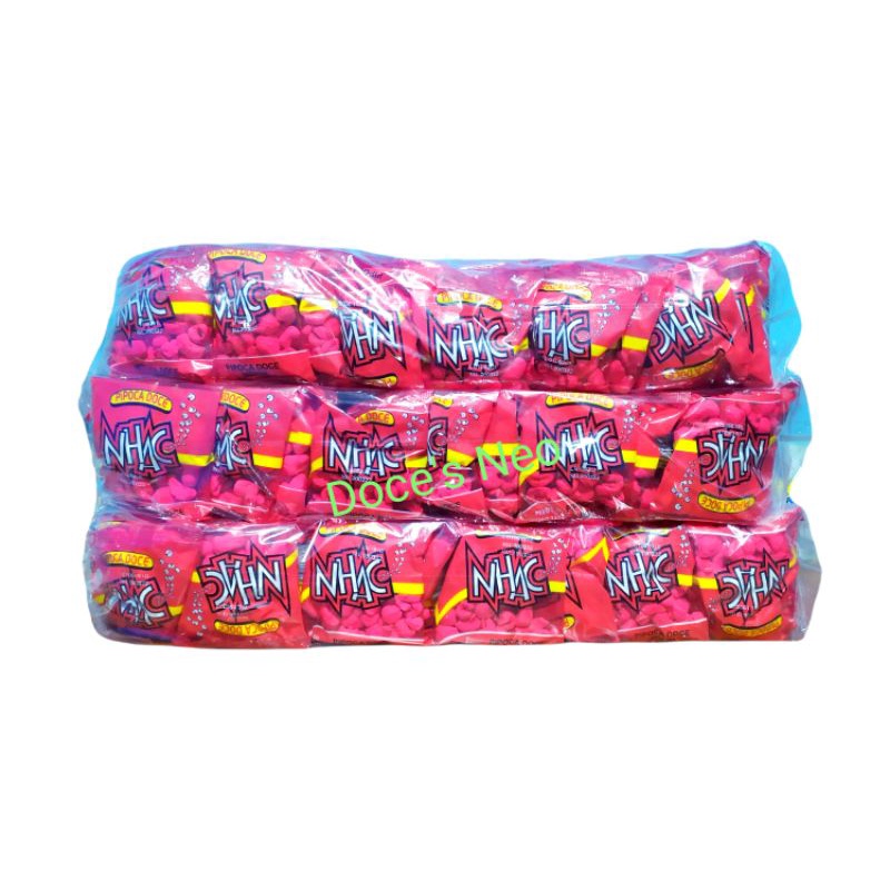 Pipoca Doce Nhac Pacote Com 50 unidades de 15gr cada | Shopee Brasil
