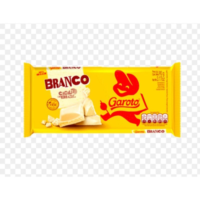 Chocolate Branco - 5 Barra Garoto 80g - Souto Variedades | Shopee Brasil