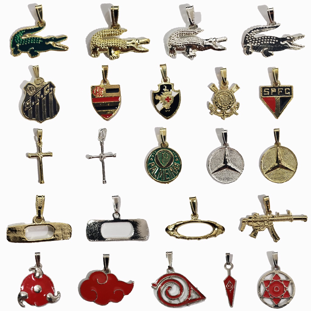 pingente masculino hip hop, joias da moda jacare nk time hokage ...