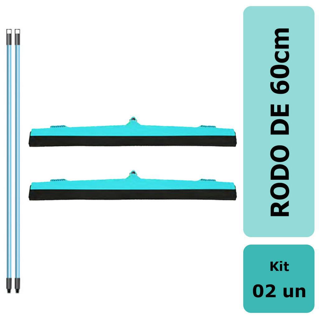 2 Rodo de 60cm Grande Com Cabo Reforçado Duplo Em Eva Profissional Top ...