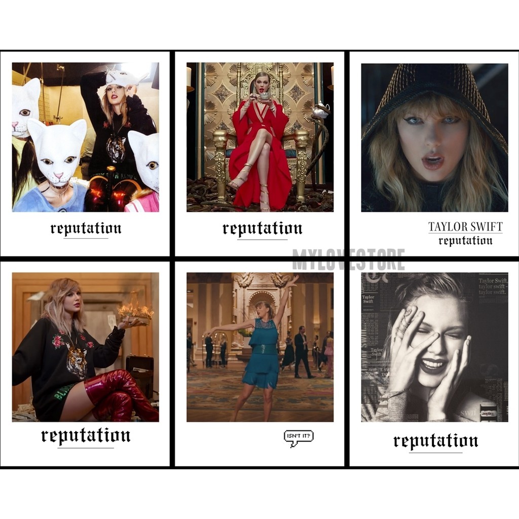 Taylor Swift Reputation Era - Kit 6 FOTINHAS 9x10 | Shopee Brasil