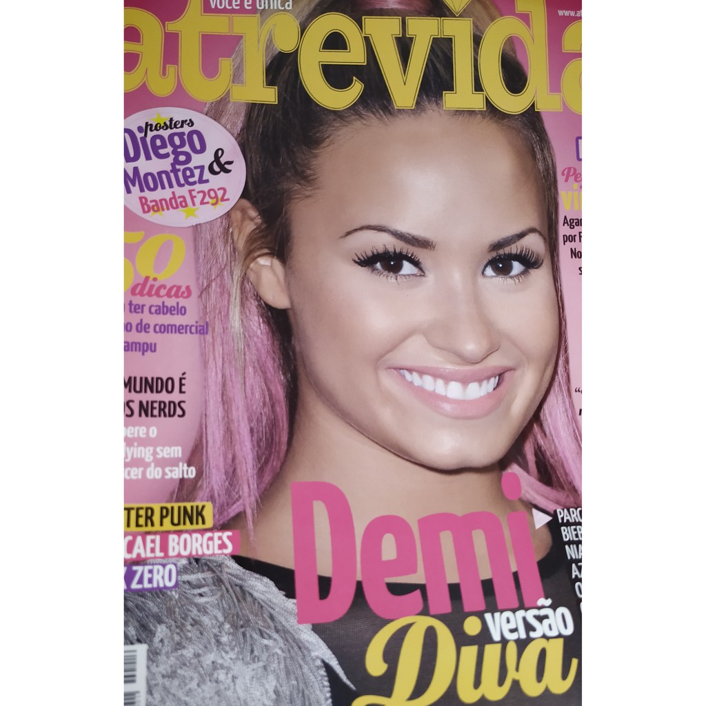 Revista Atrevida - Demi Lovato | Shopee Brasil
