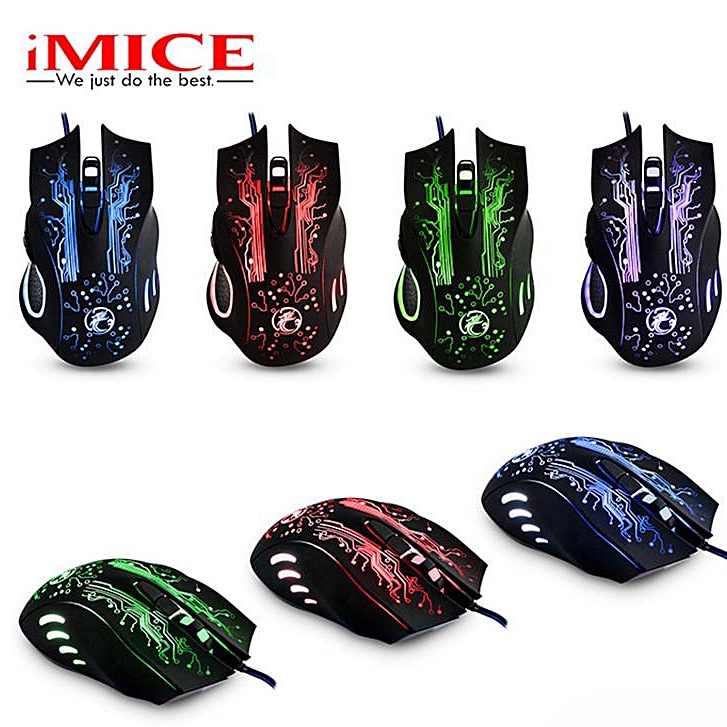 Mouse Gamer X9 Imice Rgb 6 Botoes Com Fio Até 3600 Dpi Profissional ...