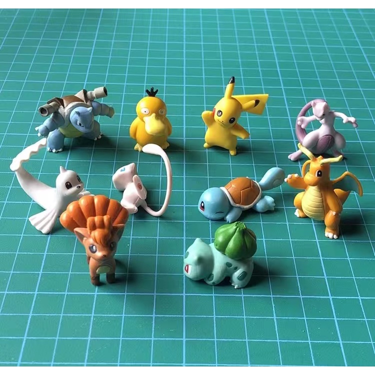24pcs Estilos Diferentes 2-3cm Pokemon Figuras Coleção Modelo Pokémon ...