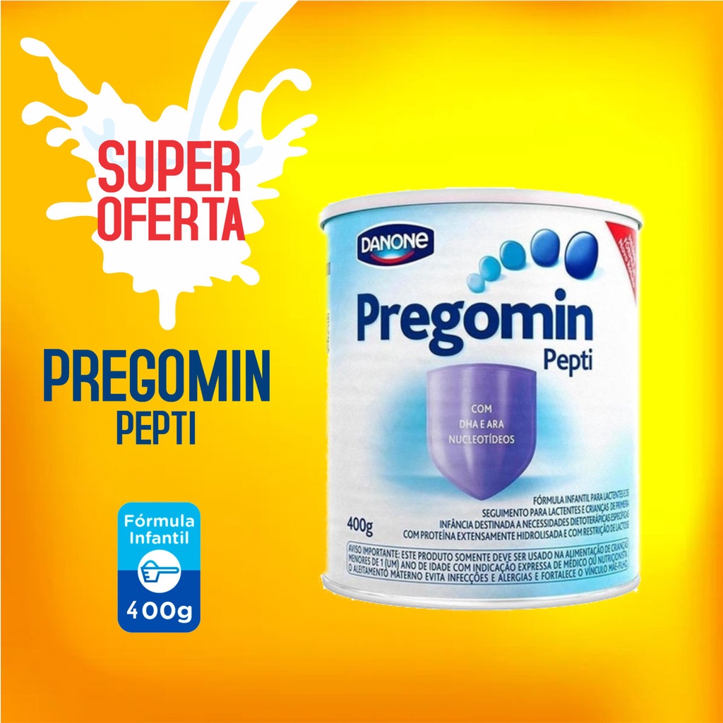 Pregomin Pepti Fórmula Infantil Danone 400g. | Shopee Brasil