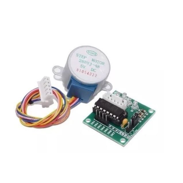 Motor De Passo 28byj 48 Com Driver Uln2003 Pic Shopee Brasil