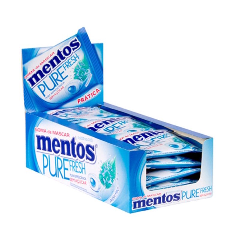 Mentos Pure Fresh Sachê Fresh Mint 15un x 6g | Shopee Brasil