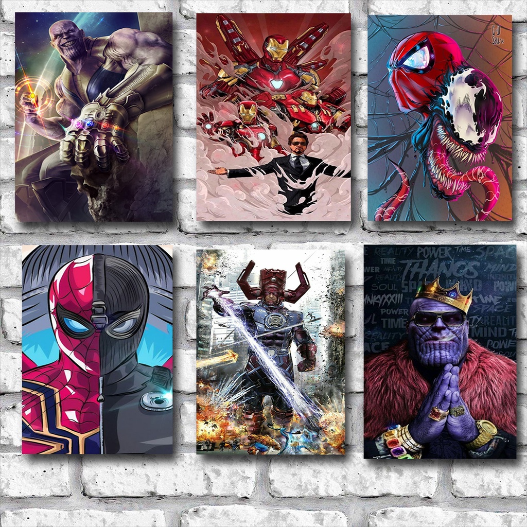 Placas Decorativas Personalizadas Marvel - MDF 20X30 | Shopee Brasil