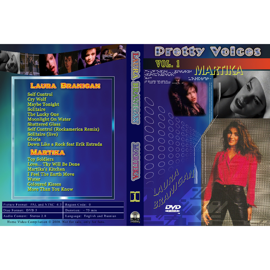 Laura Branigan, Martika - Videos (pretty Voices Vol 1) | Shopee Brasil