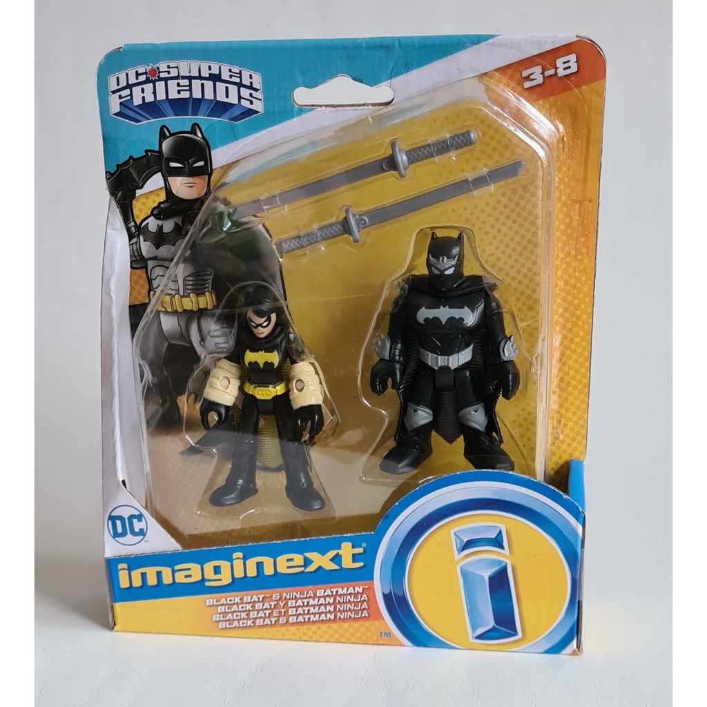 Imaginext Dc Friends Black Bat Batman Ninja Mattel Shopee Brasil