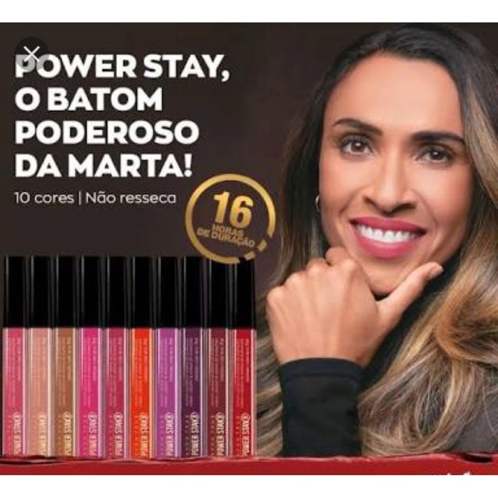 Batom líquido power stay avon | Shopee Brasil