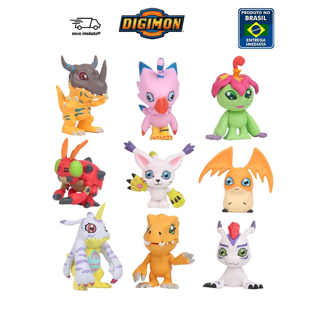 Digimon - Miniatura - 6 Modelos | Shopee Brasil