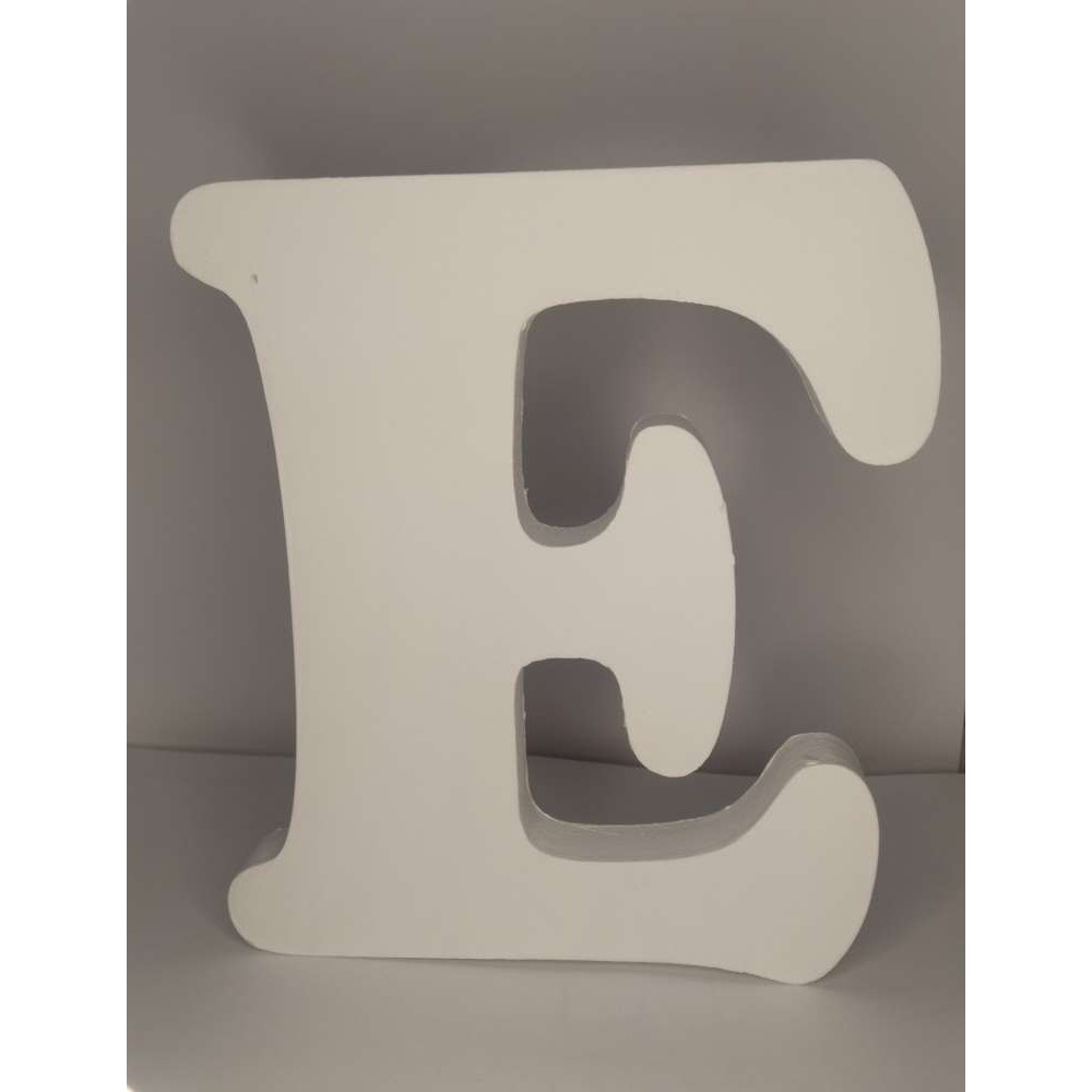 Letra E Grande em MDF | Shopee Brasil