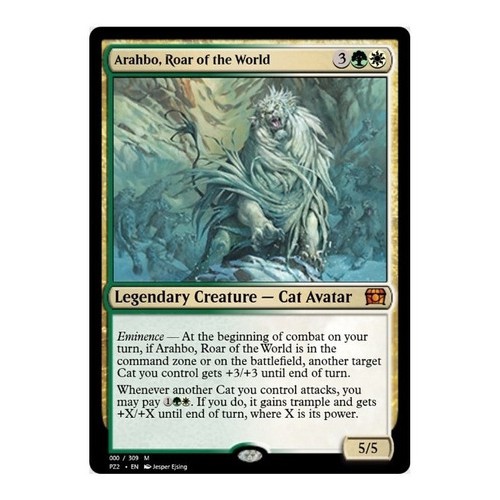 Mtg - Arahbo Roar Of The World Commander Deck - Pronto | Shopee Brasil