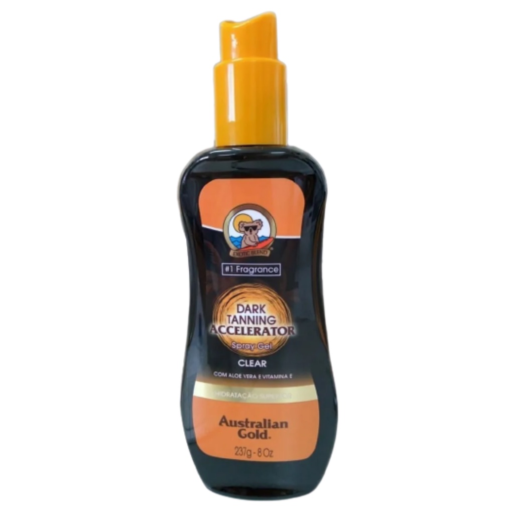 Australian Gold Dark Tanning Accelerator Spray Gel Bronzeador 237g ...