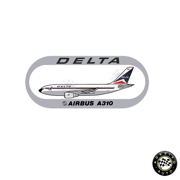 Adesivo Delta Airbus A310 Sticker Aviação | Shopee Brasil
