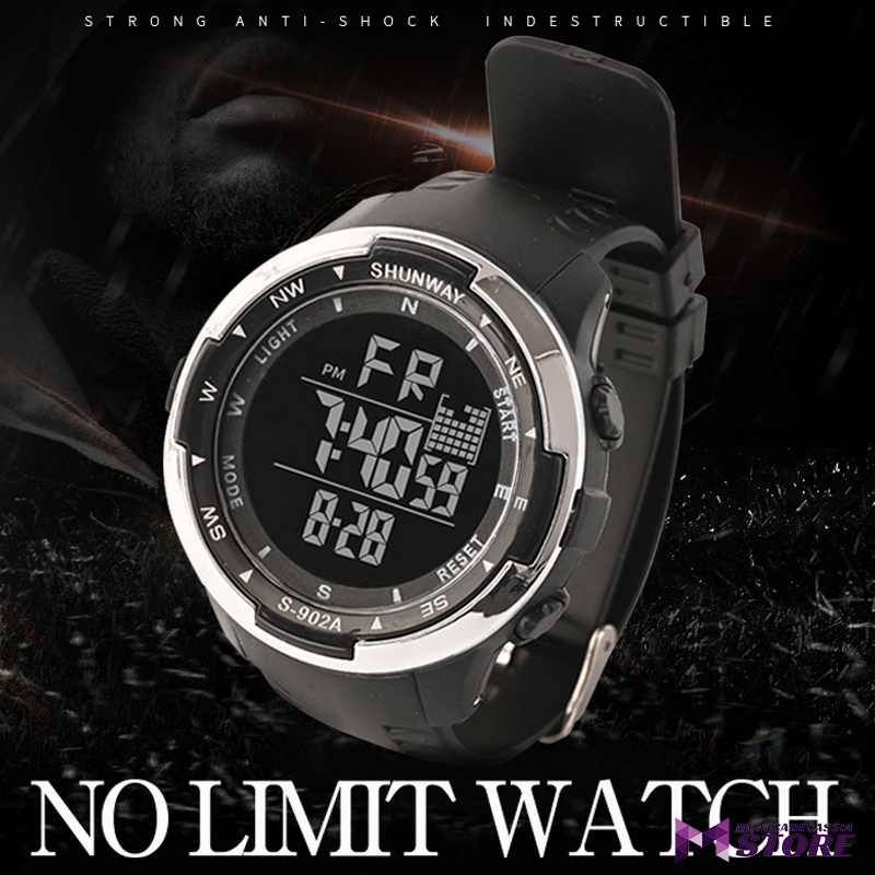 Relógio esportivo masculino à prova d'água digital masculino | Shopee Brasil