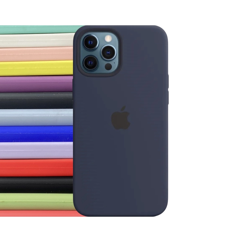 Capa Capinha Case Azul Marinho Para Todos Os Modelos De iPhone - Do 7 ...