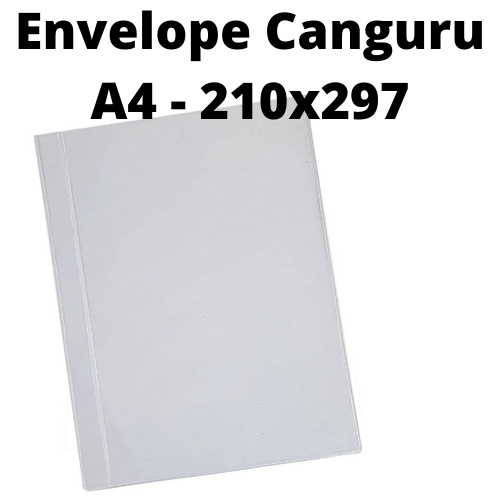 Envelope Bolso canguru 210x297 A4 para agendas e cadernos Diversos ...