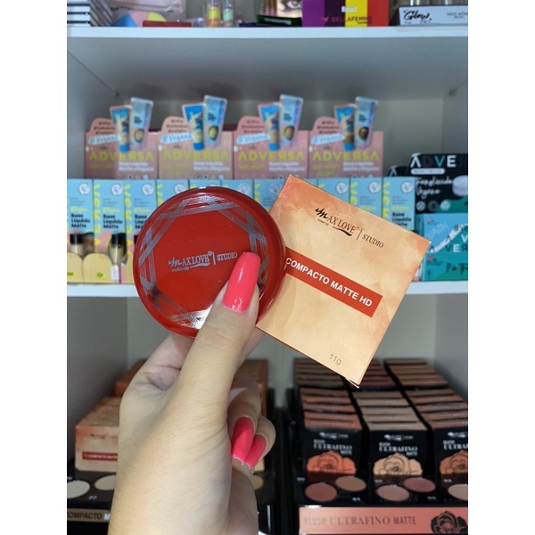 PÓ COMPACTO MATTE HD MAX LOVE 11G | Shopee Brasil
