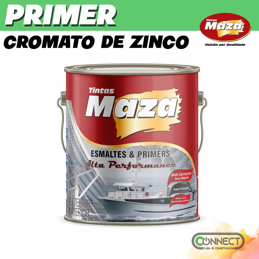 Primer Cromato de Zinco 900 ML Maza | Shopee Brasil