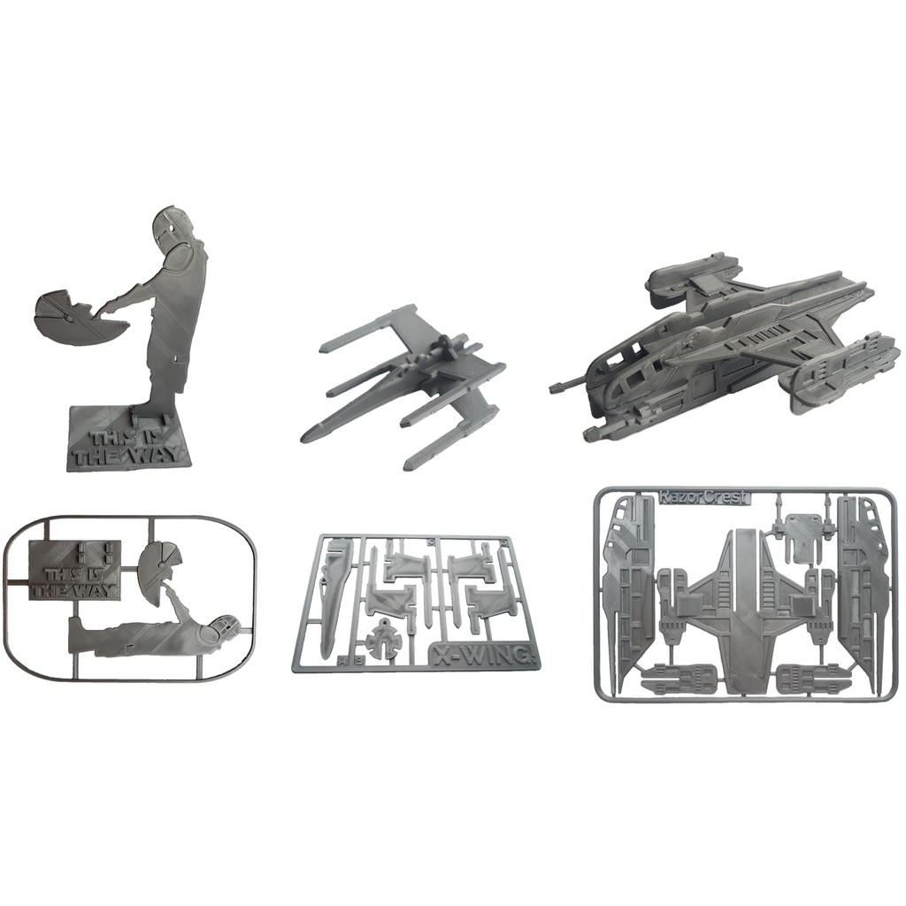 Kitcard Starwars Mandalorian Razor Crest X-wing | Shopee Brasil