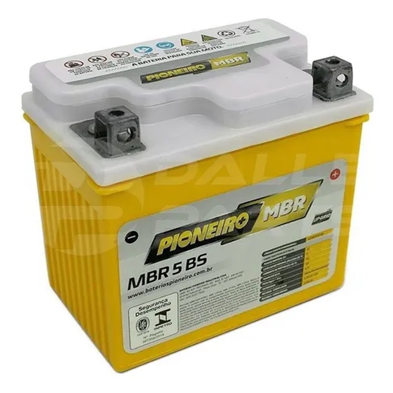 BATERIA YTX5L-BS MBR5-BS BIZ TITAN FAN PIONEIRO | Shopee Brasil