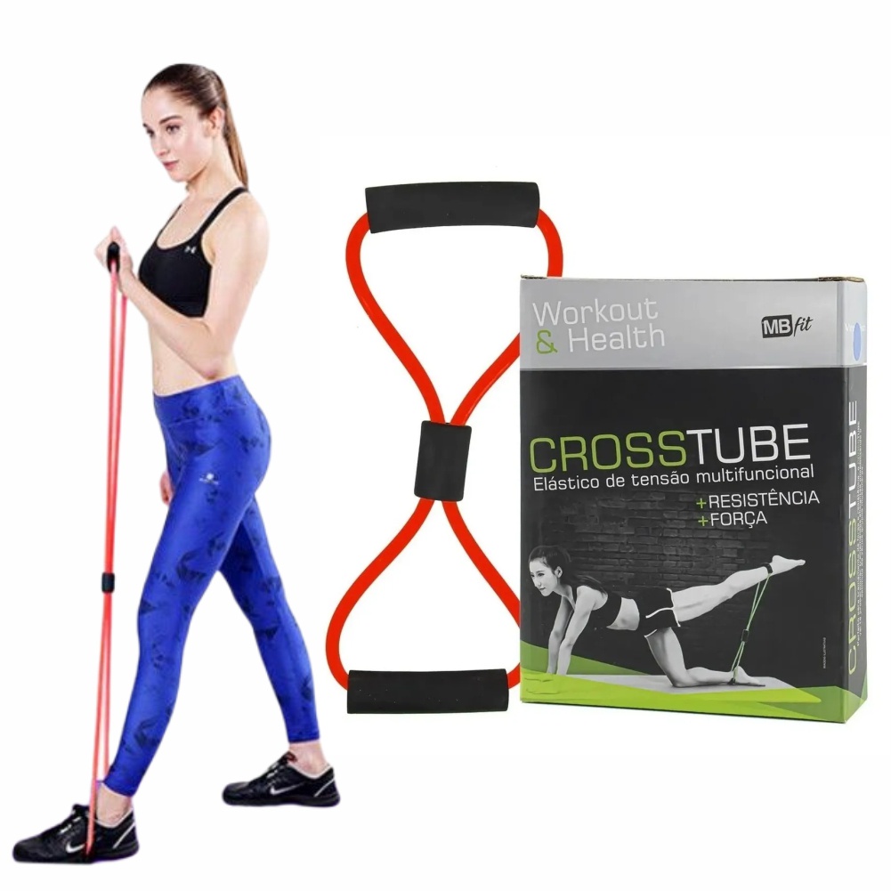 Elástico de Tensão Cross Tube Exercício Multifuncional | Shopee Brasil