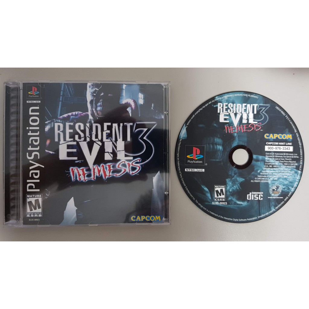 PS1 - Resident Evil 3 Nemesis RE3 - Leia a descrição | Shopee Brasil