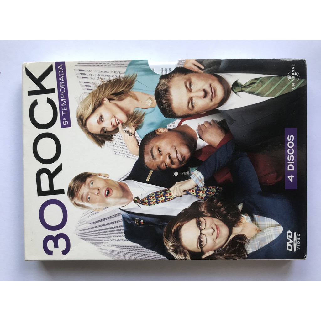 Box DVDs 30 Rock - A quinta temporada completa (4 DVDs) | Shopee Brasil