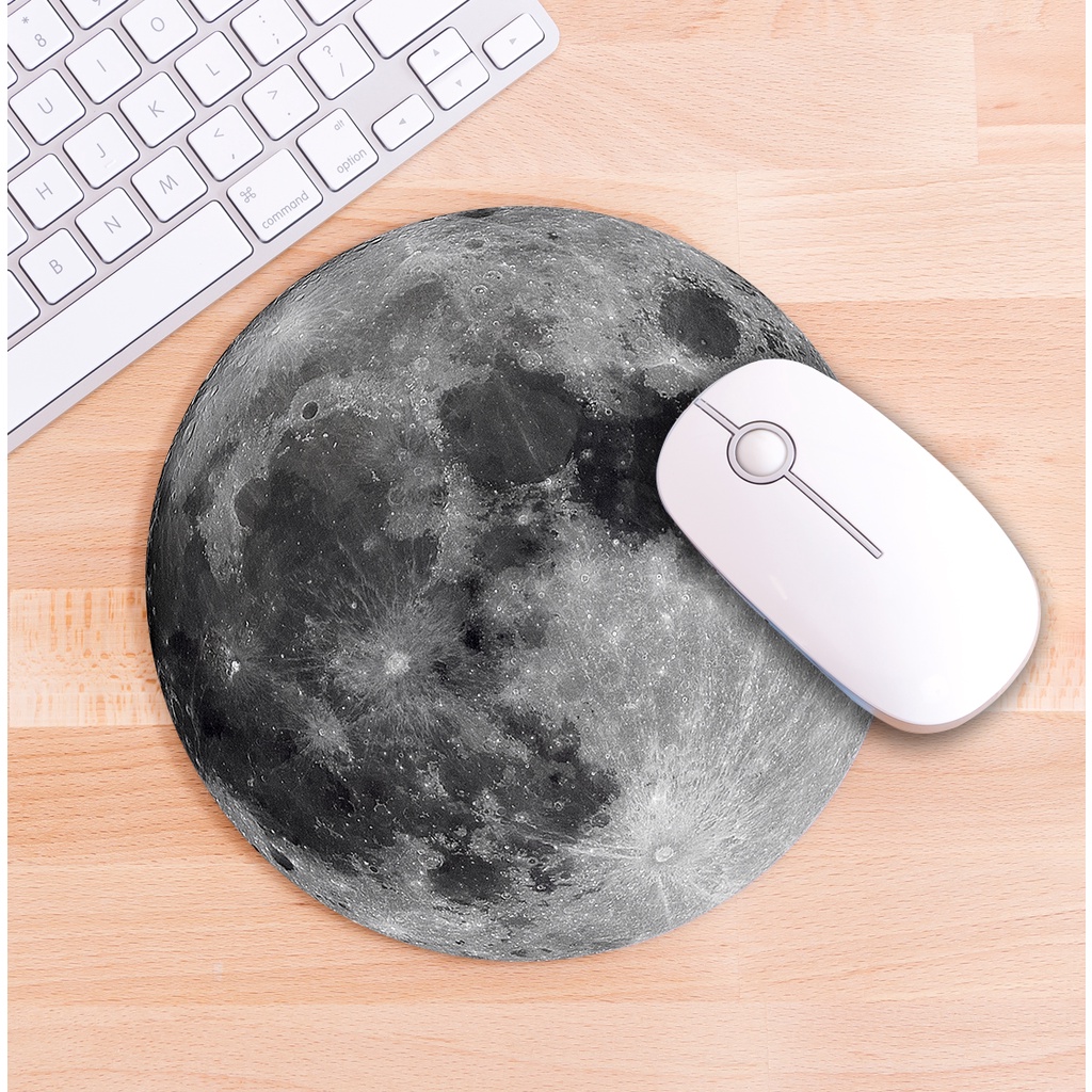 Mouse Pad Redondo Lua | Shopee Brasil