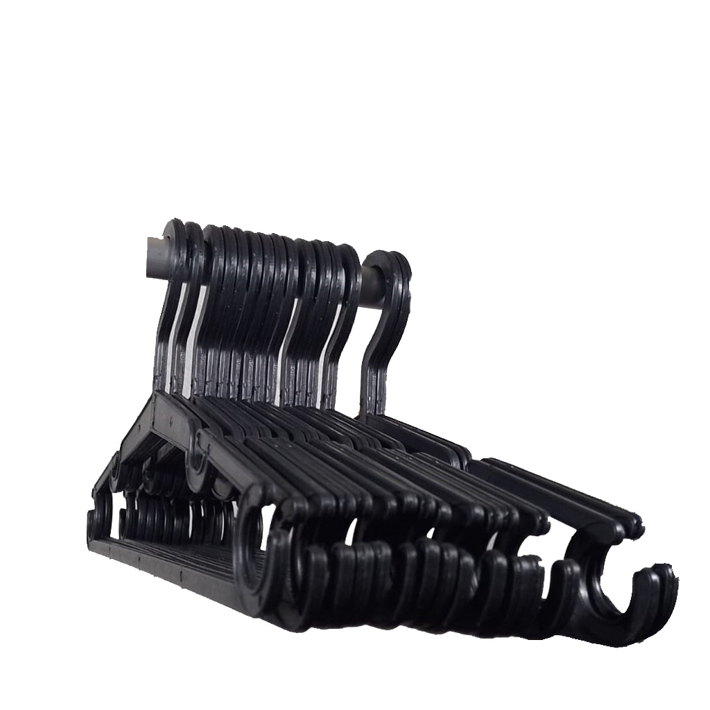 Cabides Adultos preto Kit 50 unidades Envio Imediato | Shopee Brasil