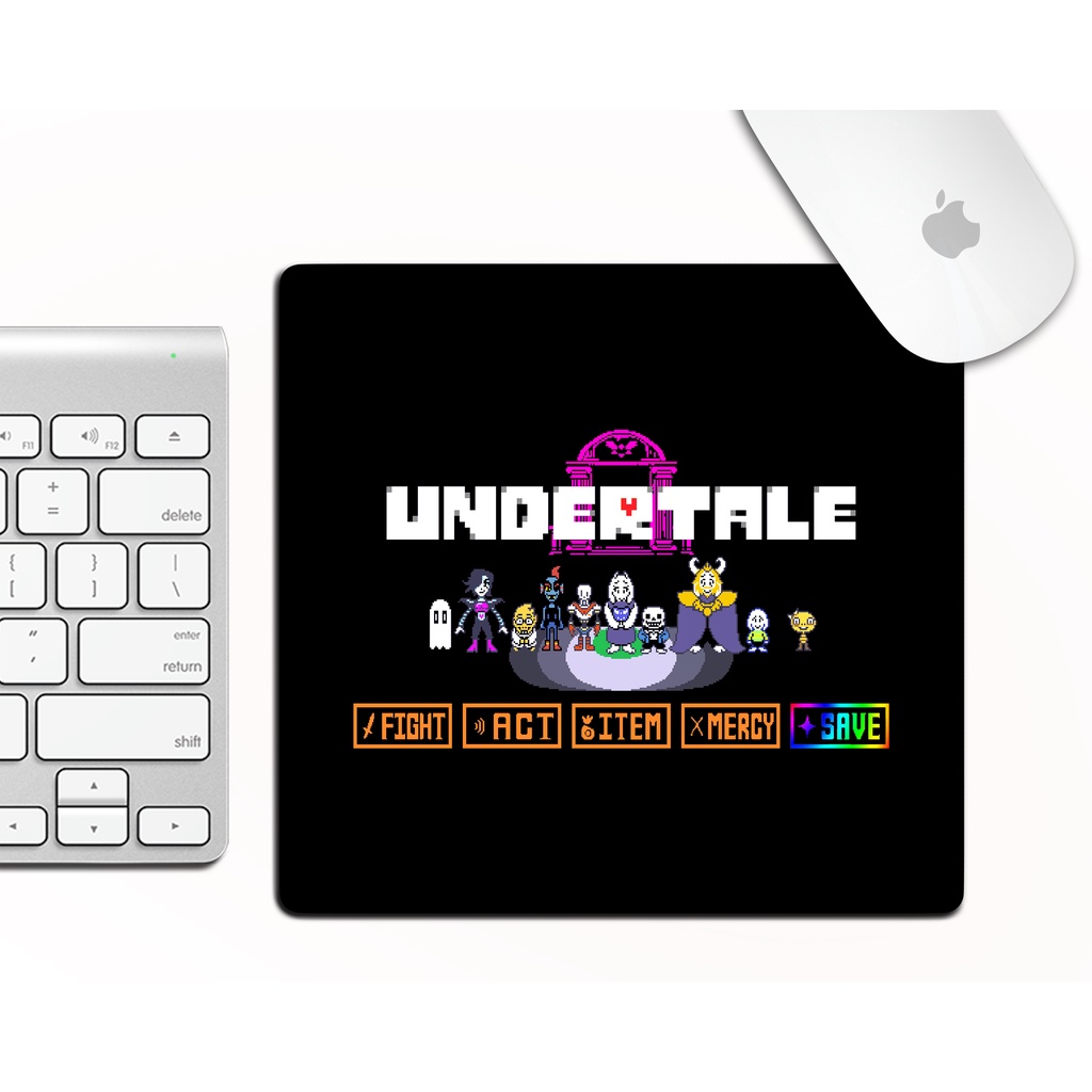 Mouse Pad Quadrado Undertale 18cm | Shopee Brasil