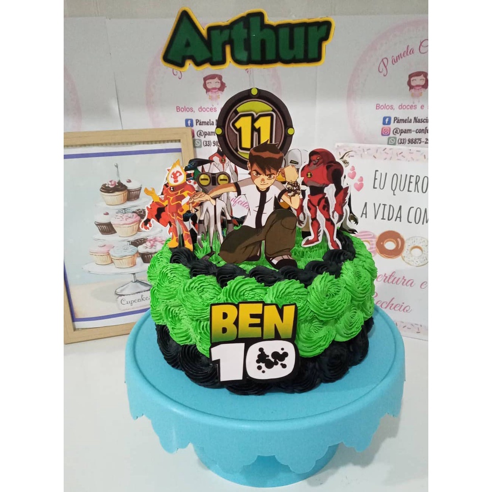 Topo De Bolo Ben10 Shopee Brasil