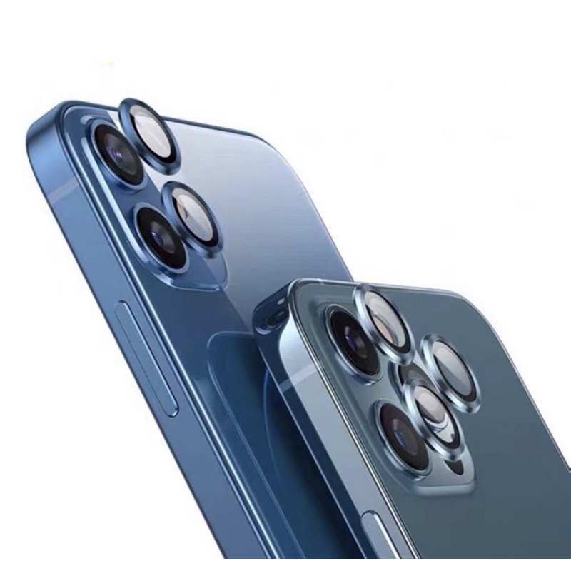 KIT PELÍCULA DE VIDRO CÂMERA IPHONE ANEL METÁLICO LISO IP 13 / 13 MINI / 13 PRO / 13 PRO MAX - 2 ...