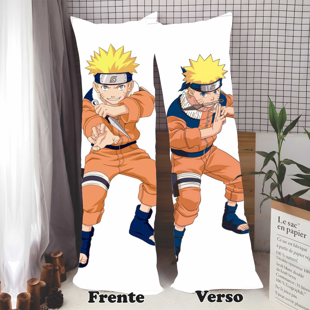 Almofada Dakimakura Naruto Waifu Vários Tamanhos Coleção 02 | Shopee Brasil