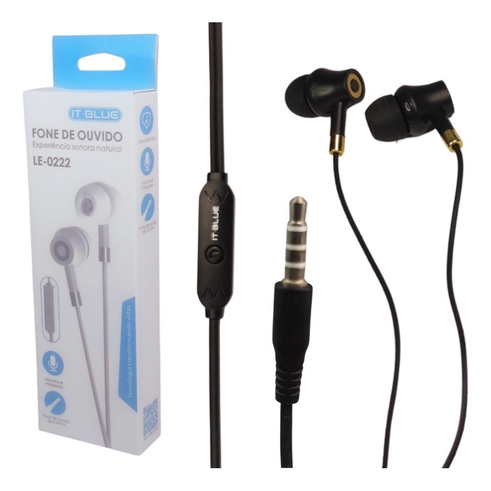 Fone De Ouvido Simples Estéreo Som Extra Bass Bom E Barato | Shopee Brasil