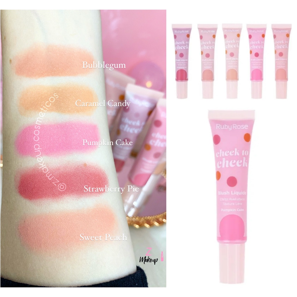 Blush Líquido Cheek To Cheek - Ruby Rose | Shopee Brasil